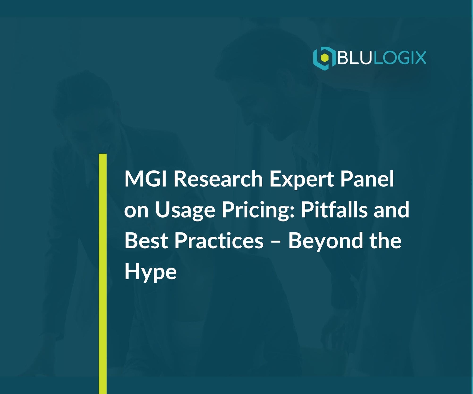 MGI Research Expert Panel On Usage Pricing - BluLogix